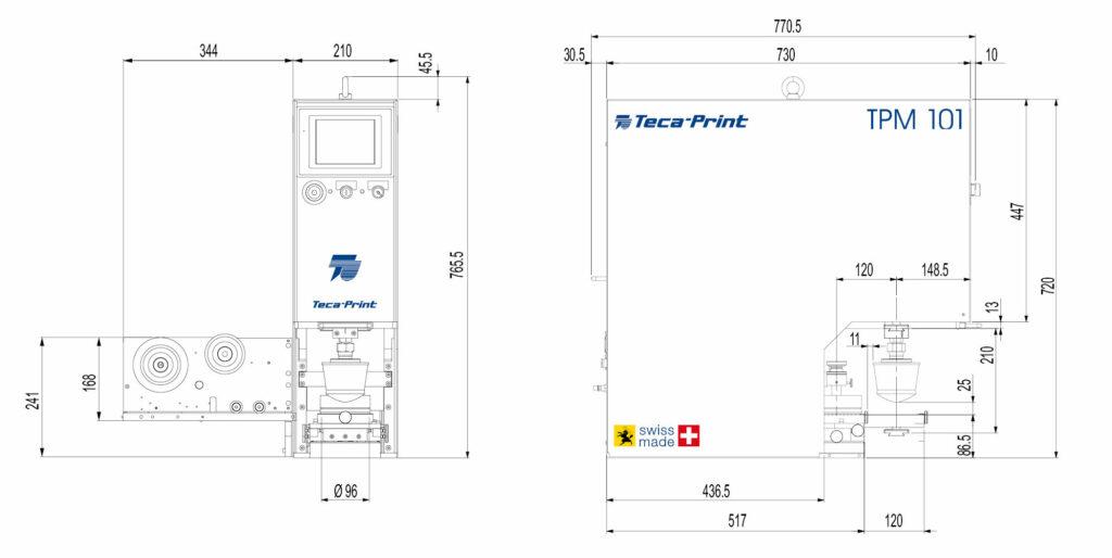 Pad printing machine TPM 101 – Teca-Print