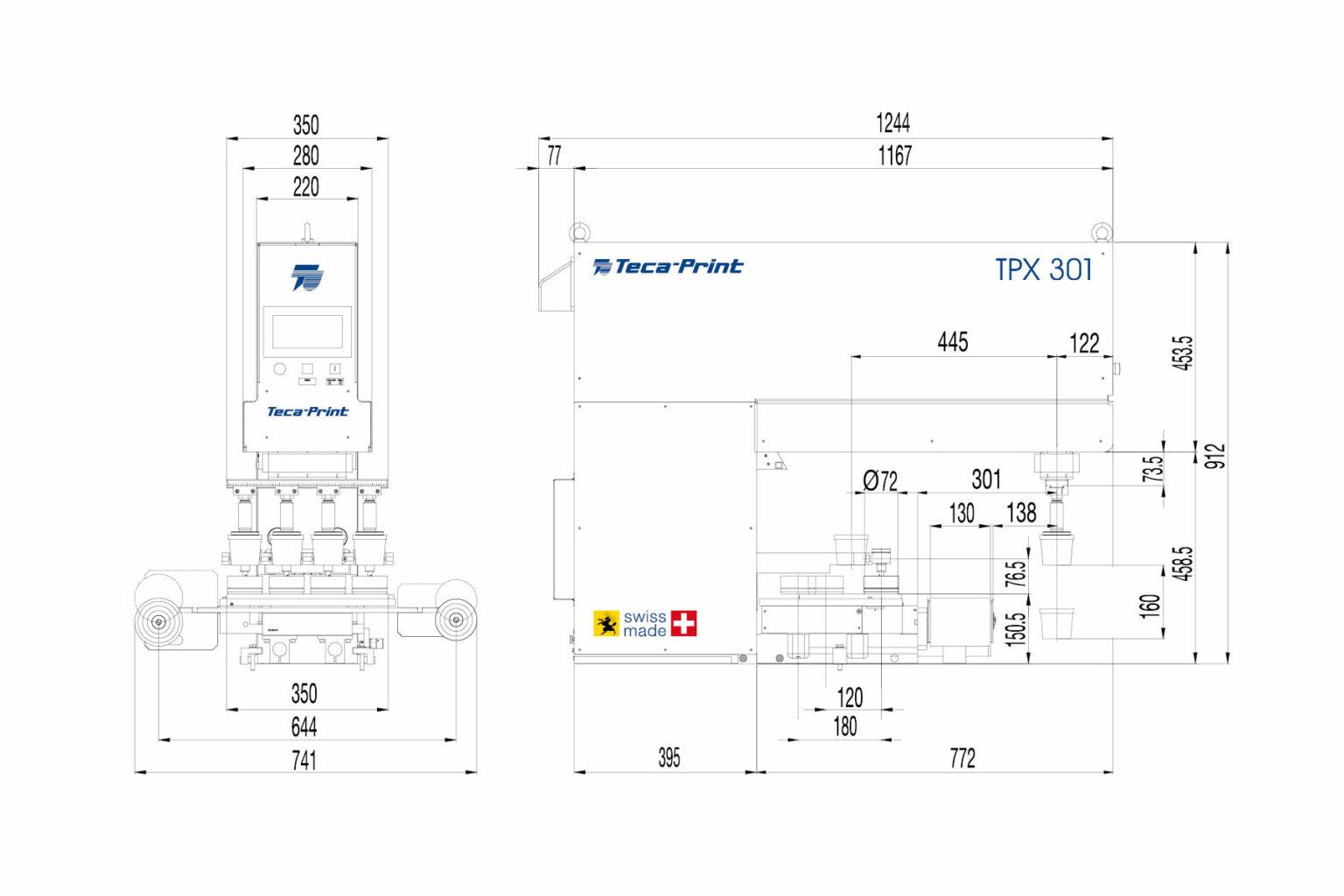 TPX 301 Pad printing machine – Teca-Print